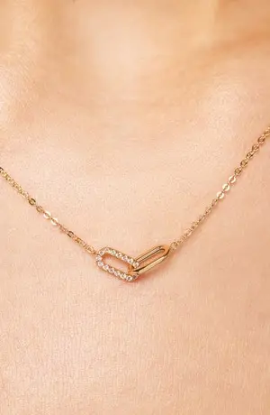 ANA LUISA Diamond Link Chain Necklace