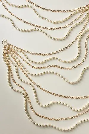 Anthropologie Swoop Garland - Pearl