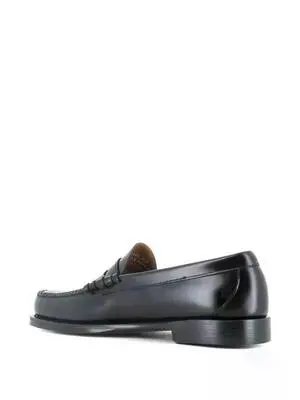 G.H.BASS Stitched Penny Loafers - Black
