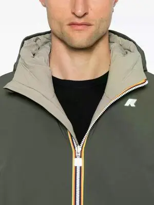 K-WAY Reversible Hooded Jacket - Green