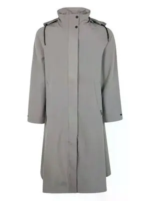 Rains A-line Hooded Softshell Raincoat - Grey