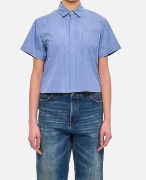 Sacai Mixed Pleated Shirt