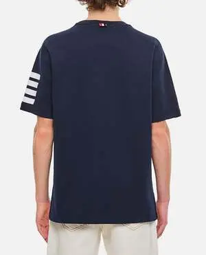 Thom Browne Cotton T-shirt With Stripes