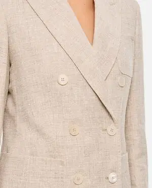 Max Mara Targa Linen Blazer