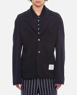 Thom Browne Notched Lapel Outerwear For Men