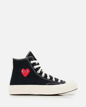Play Comme Des Garcon Play Converse High Sneakers