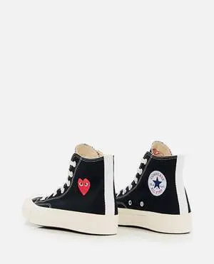 Play Comme Des Garcon Play Converse High Sneakers