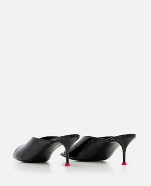 Alexander McQueen Leather Mule Sandals