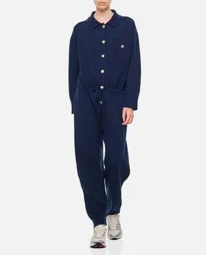 BARRIE Cashmere Jumpsuit With Front Buttons