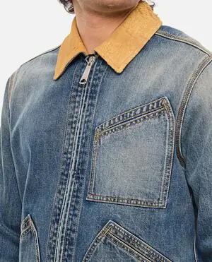 Alexander McQueen Denim Workwear Jacket