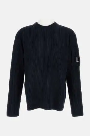 C.P. COMPANY Crewneck Fleece Knit Sweater