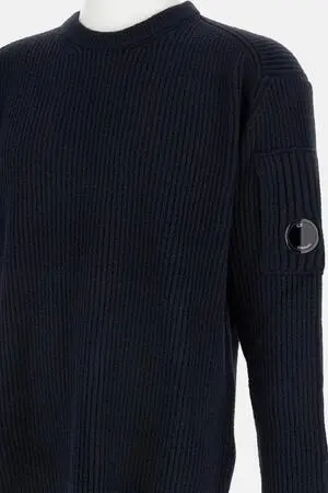 C.P. COMPANY Crewneck Fleece Knit Sweater