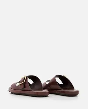 TOD'S Double Strap Flat Sandals