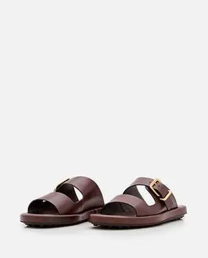 TOD'S Double Strap Flat Sandals
