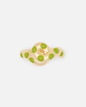 Bea Bongiasca Bea Bongiasca Polka Dot Wave Ring Gold
