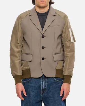 Sacai Single Breasted Jackets For Men