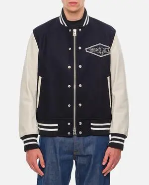 Sacai Gonz Wool And Leather Jacket
