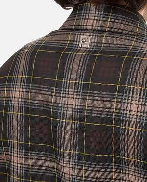 Fendi Tartan Blazer - Multicolor