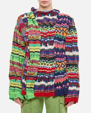 Comme Des Garçons Patchwork Knit Sweater