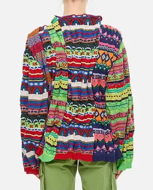 Comme Des Garçons Patchwork Knit Sweater
