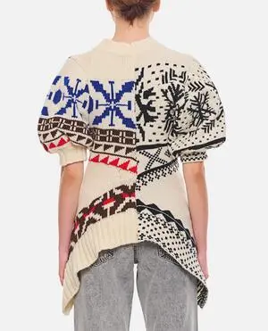 Sacai Patterned Knit Sweater
