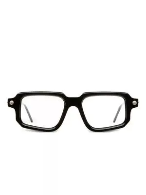 KUBORAUM P23 Square-frame Glasses - Black