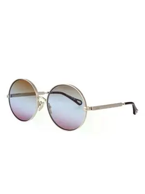 Chloé Round Frame Sunglasses - Silver