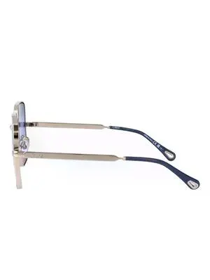 Chloé Square-frame Sunglasses - Silver