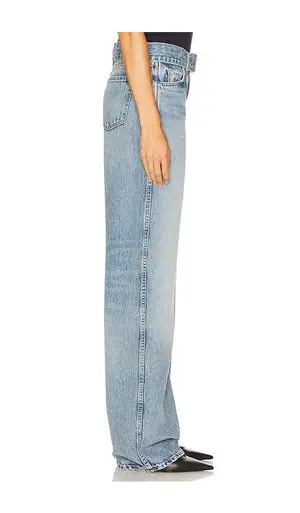GRLFRND Austen Low Rise Belted Jeans