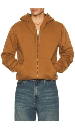 Dickies Full Zip Thermal Lined Fleece Hoodie