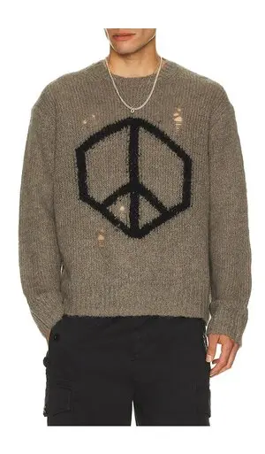 ALLSAINTS Graphic Peace Pullover Sweater