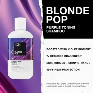 IGK Blonde Pop Shampoo 236ml