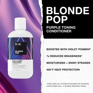 IGK Blonde Pop Purple Toning Conditioner 236ml