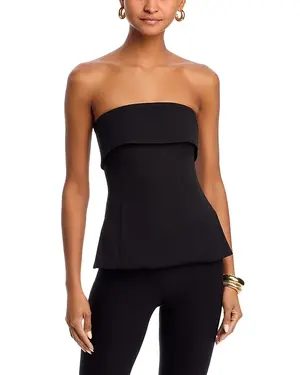 FORE Strapless Cropped Top