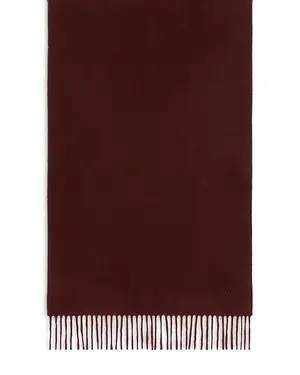 Max Mara Scoglio Wool Stole - Red Purple