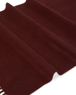 Max Mara Scoglio Wool Stole - Red Purple