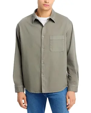 FRAME Long Sleeve Modern Shirt - Smokey Green