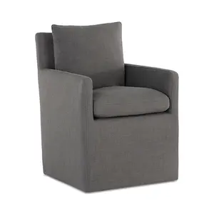 SUNPAN Glenrose Wheeled Dining Armchair - Effie Smoke