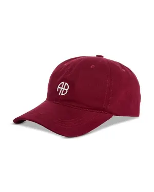 ANINE BING Jeremy Baseball Cap - Burgundy
