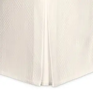 MATOUK Petra Bed Skirt, Full - Ivory