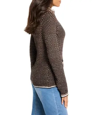 NIC+ZOE Brick Stitch Knit Jacket
