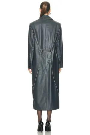 MIMCHIK Mulholland Leather Coat
