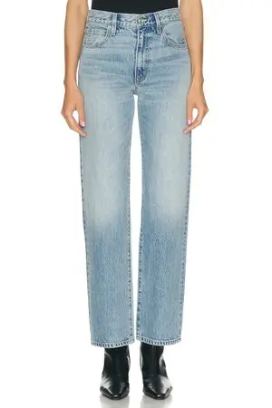 SLVRLAKE Kendra High-rise Straight-leg Jeans - Back To Zero