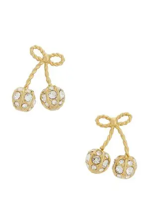 Valentino Garavani Chez Earrings - Oro & Crystal
