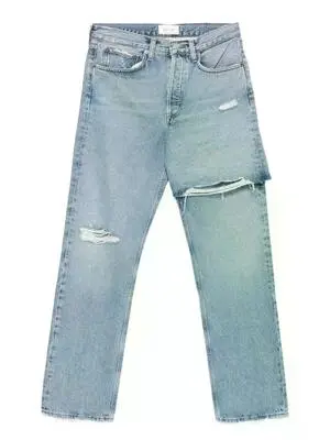 AGOLDE Ripped Cotton Jeans