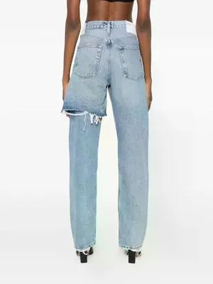 AGOLDE Ripped Cotton Jeans