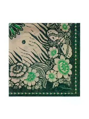 Roberto Cavalli Zebra Mirro- Monogram Scarf