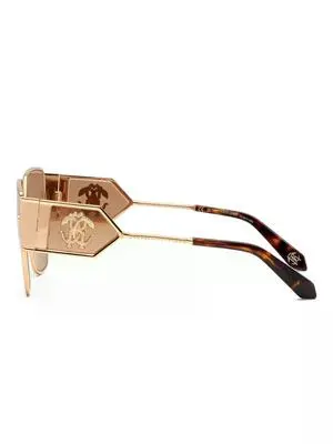Roberto Cavalli Logo-plaque Sunglasses