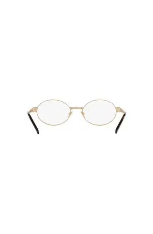Saint Laurent 55mm Oval Optical Glasses - Gold