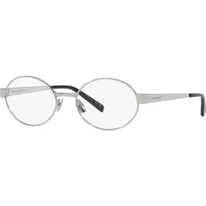 Saint Laurent 55mm Oval Optical Glasses - Silver